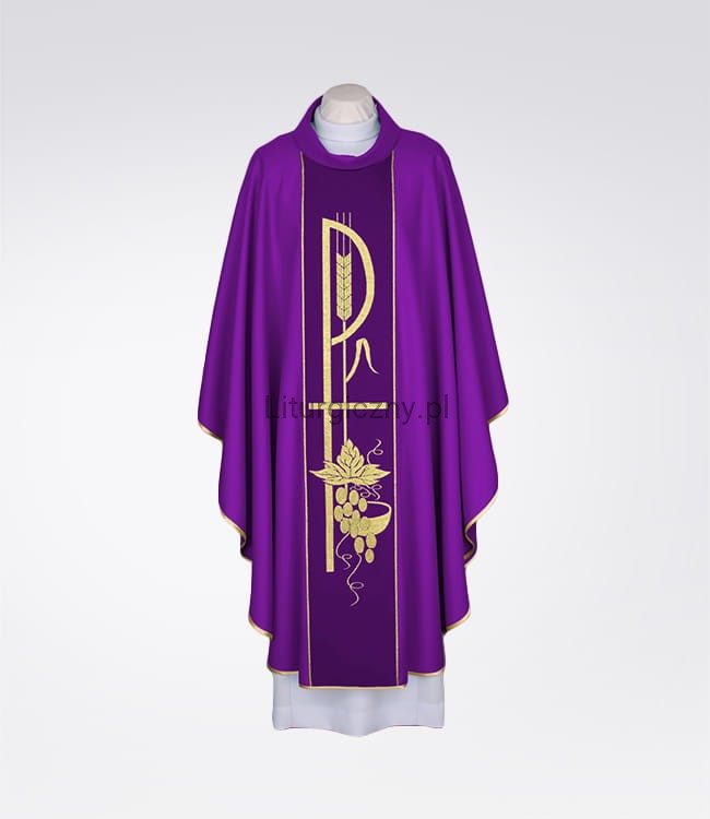 Ornat fioletowy 1-077-44 | Sklep Liturgiczny.pl